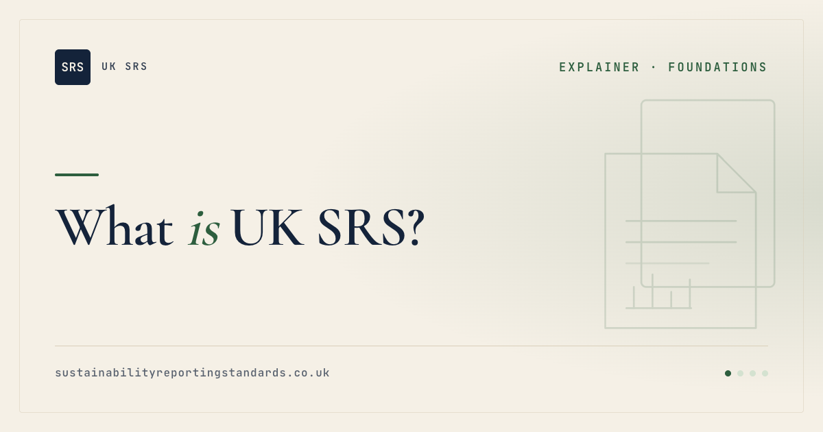 What is UK SRS? Complete Guide | UK SRS